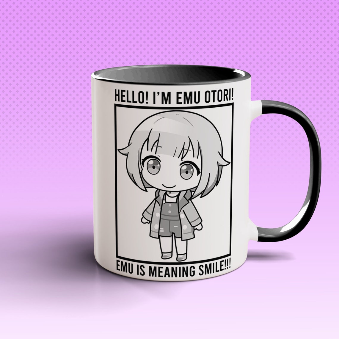 Emu Otori Meme Mug, Anime Mug, Funny Anime Mug, Anime Meme, Project ...