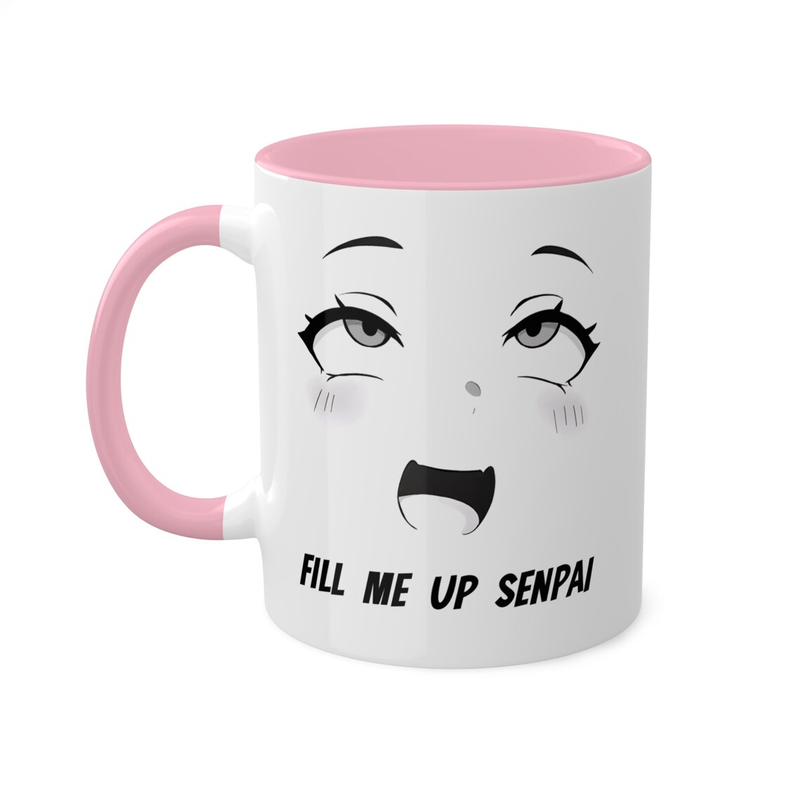 Sip Me Senpai / Fill Me up Senpai Ahegao Coffee Mug, Anime Coffee Mug ...