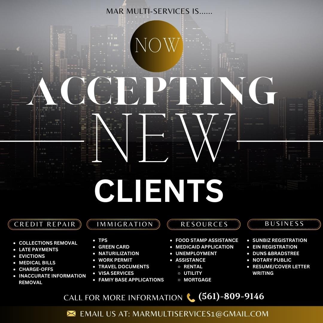 Business Flyer Accepting New Clients - Etsy