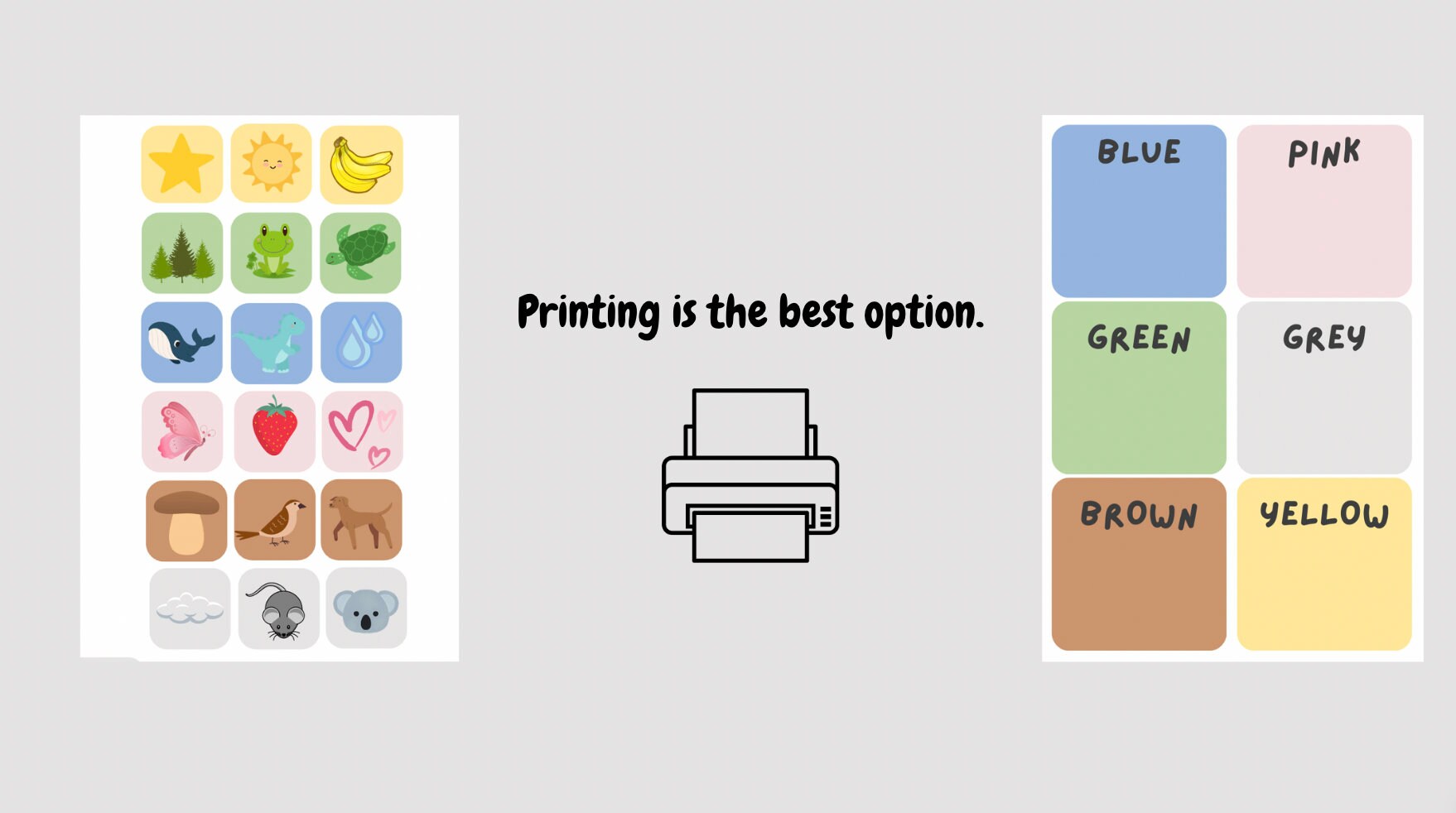 Color Matching Activity, Color Busy Book Pages, Learning Activity ...