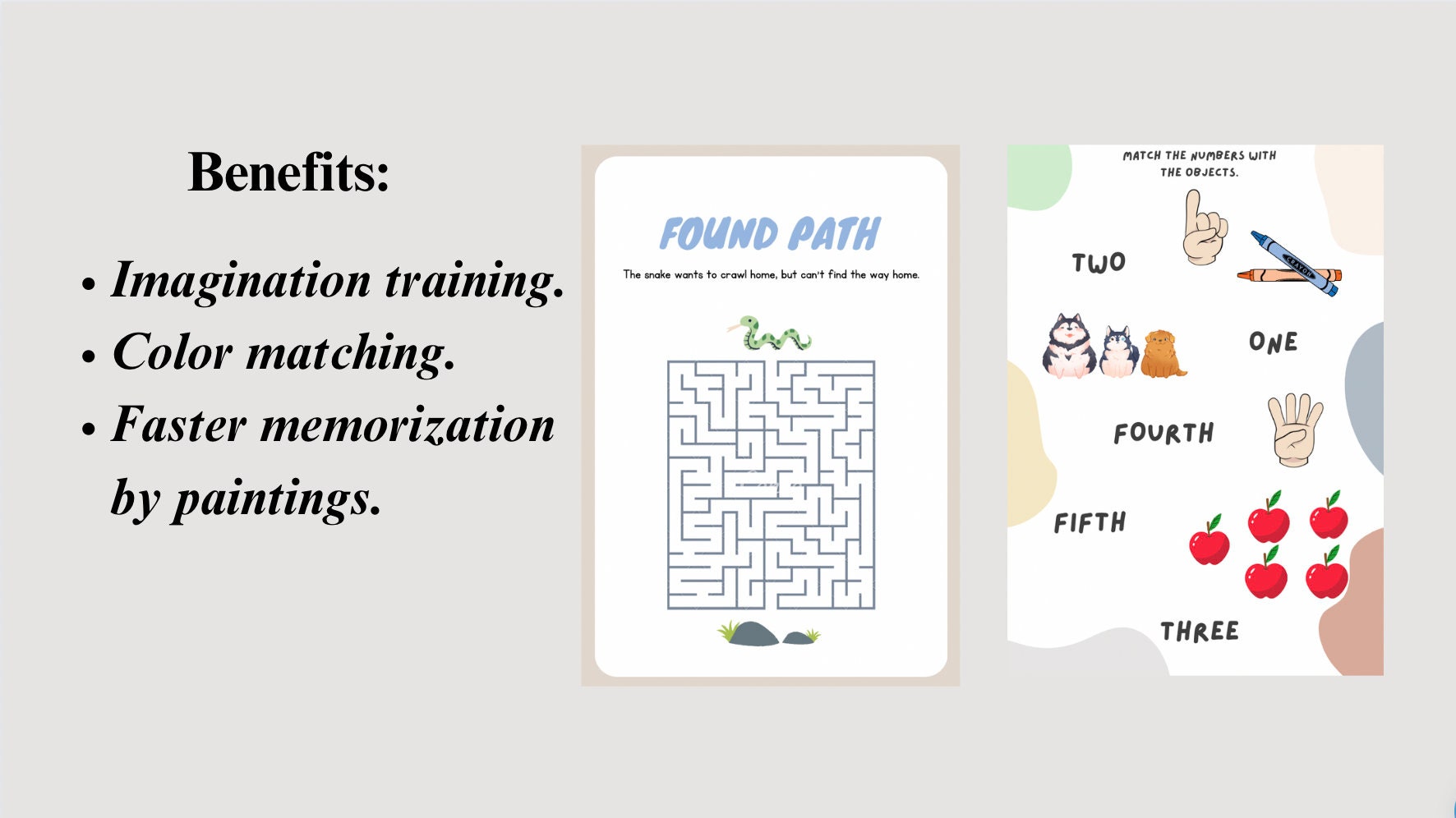 Color Matching Activity, Color Busy Book Pages, Learning Activity ...