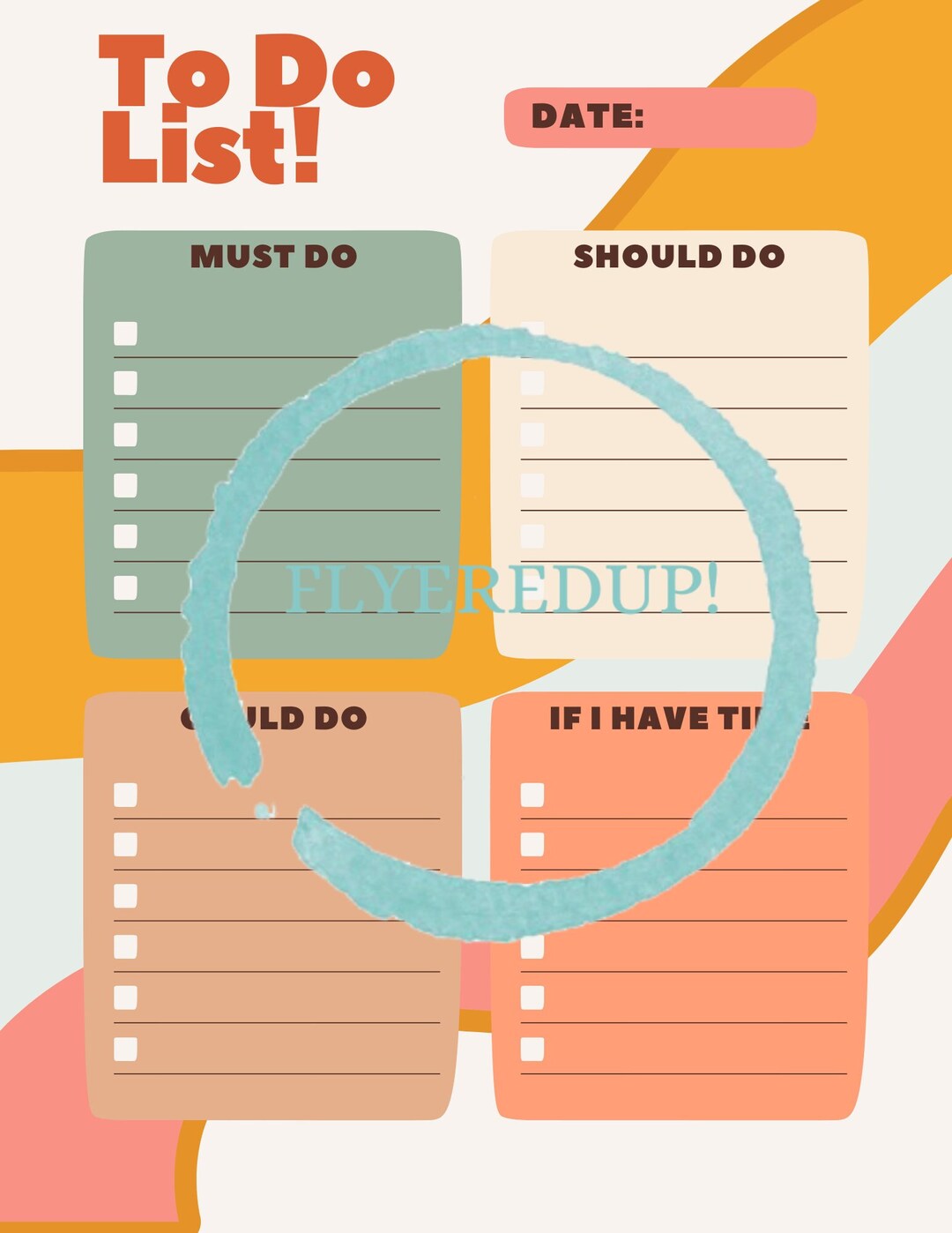 To Do List Printable Sheets (multiple Styles) - Etsy
