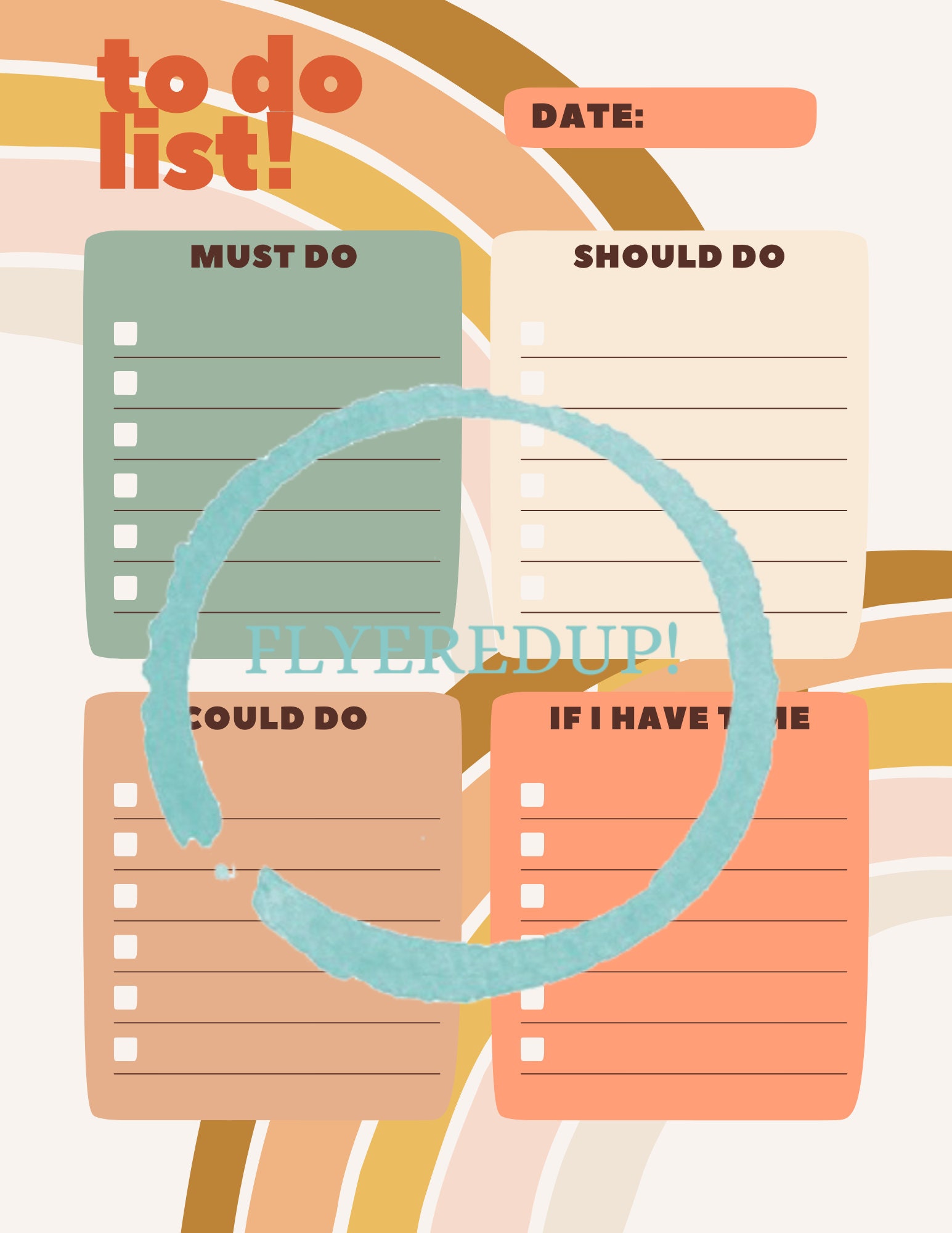 To Do List Printable Sheets multiple Styles - Etsy