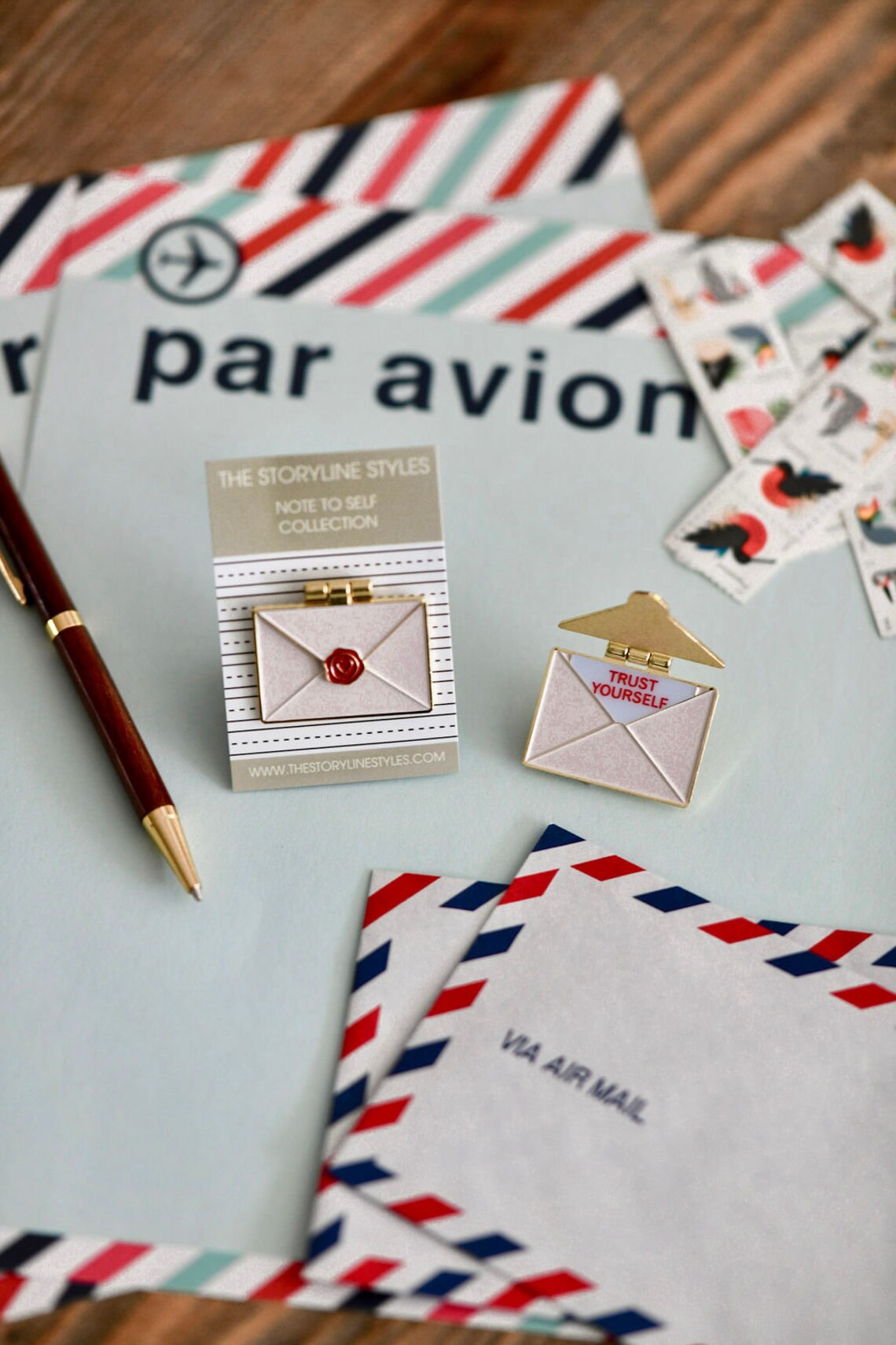 Trust Yourself Envelope Pin - Etsy