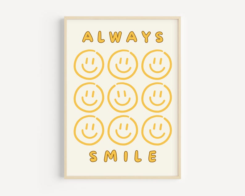 Smile Posters | Children Poster | Prettiest Thing You | Printable ...
