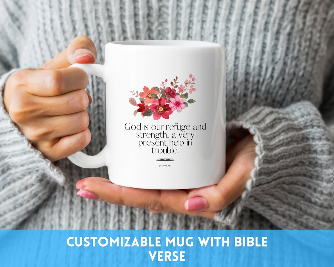 Custom Bible Verse Mug Printable Christianity Personalized Gift ...