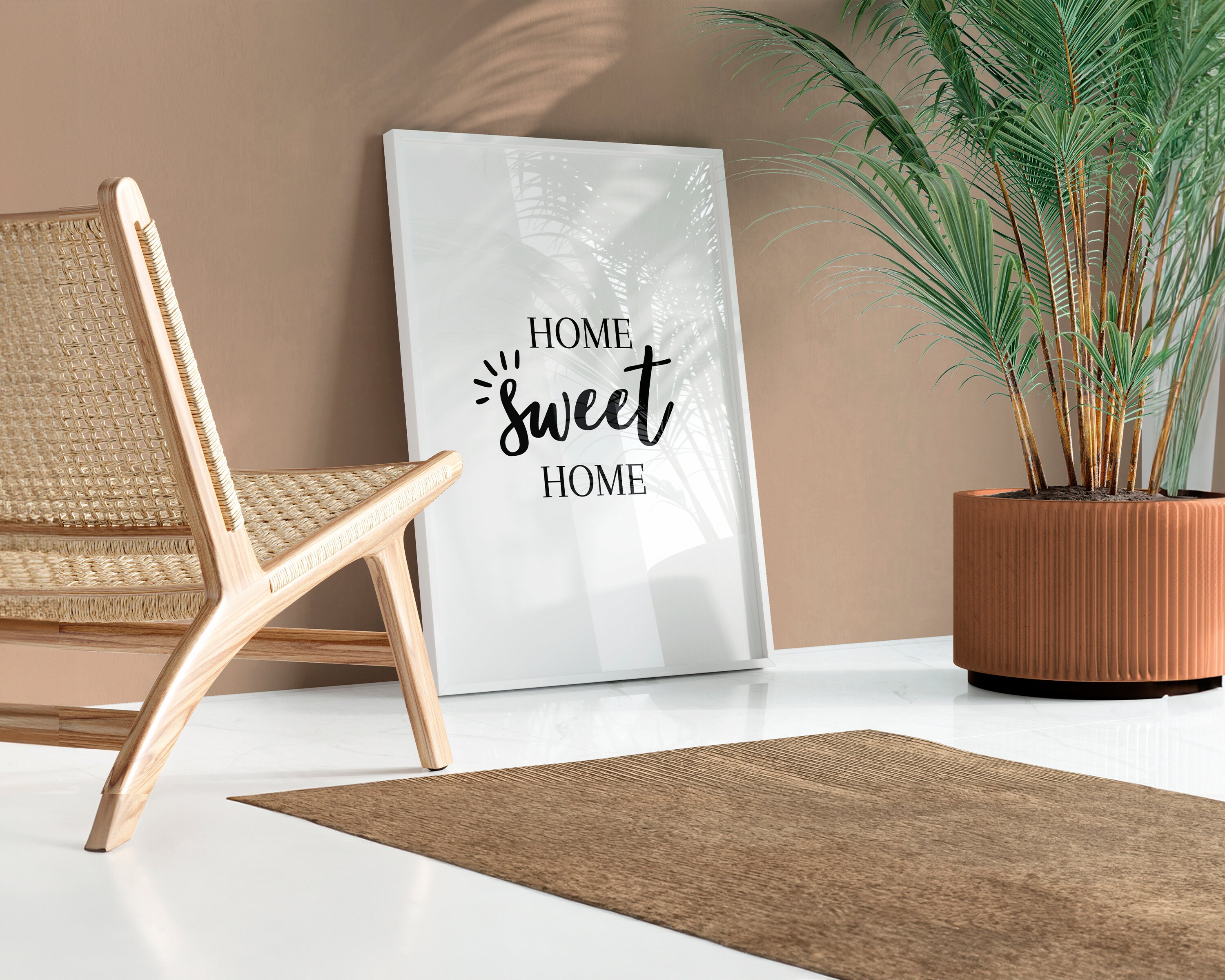 Home Sweet Home Poster Printable Digital Download Wall Art Minimalist ...