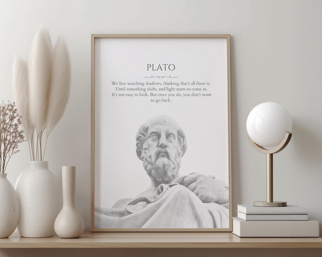 Plato Quote Poster | Philosopher Printable | Platonic Gifts ...