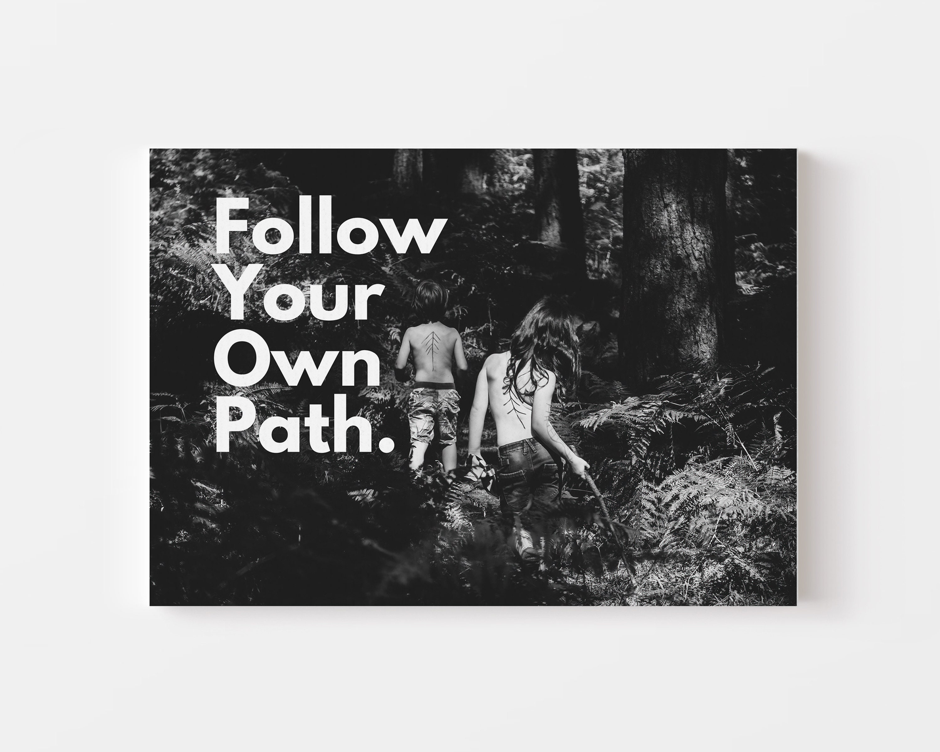 Follow Your Own Path Poster Printable Digital Download Wall Art ...