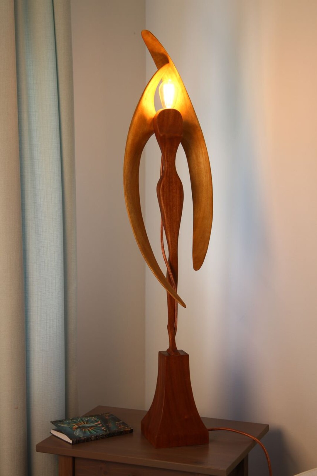 Handmade Wooden Lamps - Etsy