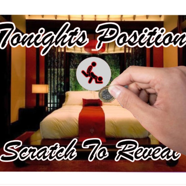 The Naughty Position Scratch Card Etsy