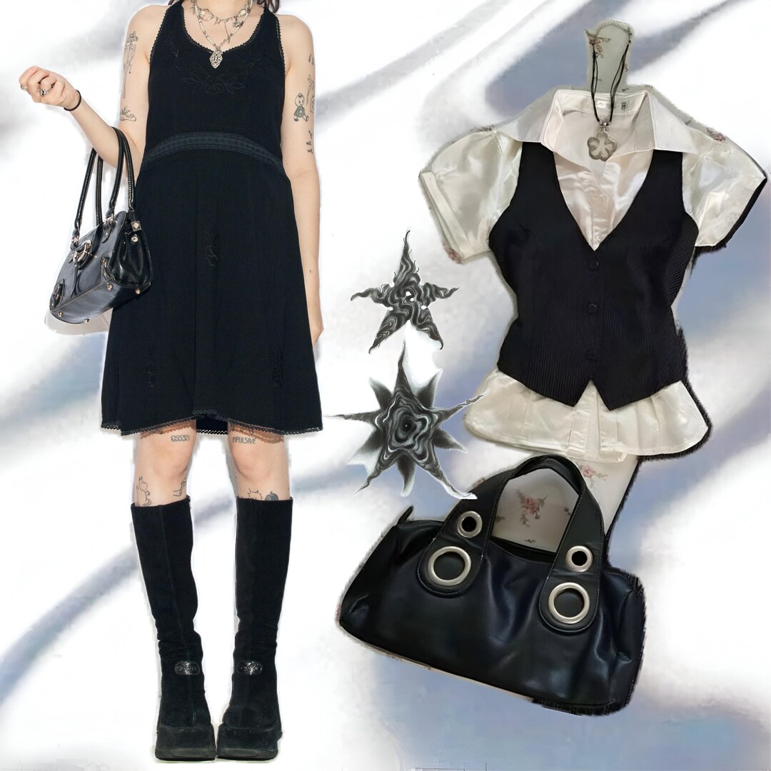 Preppy Goth Mystery Box - Thrifted Vintage Fashion - Whimsigoth ...