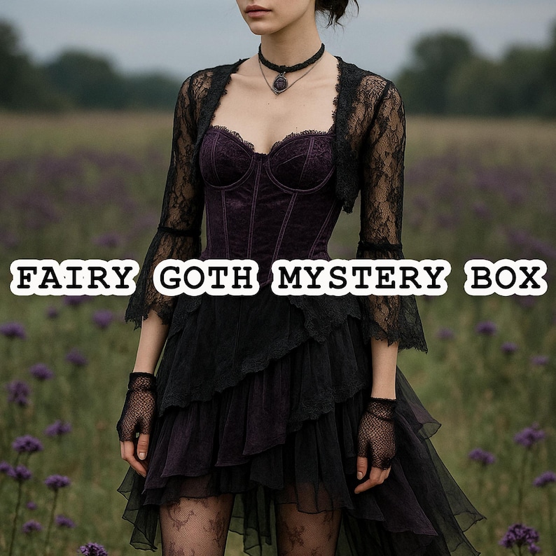 Fairy Goth Mystery Box - Thrifted Vintage Fashion Style Bundle ...