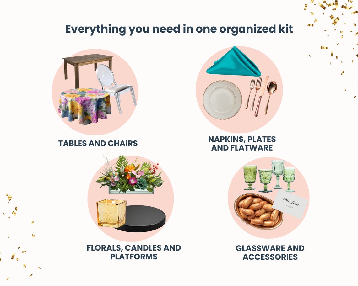 Event Mockup Tabletop Templates, 1200 Images/templates for Custom Table ...