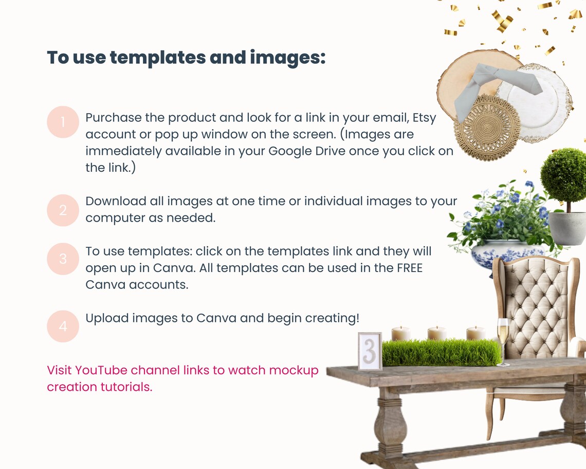 Event Mockup Tabletop Templates, 1200 Images/templates for Custom Table ...