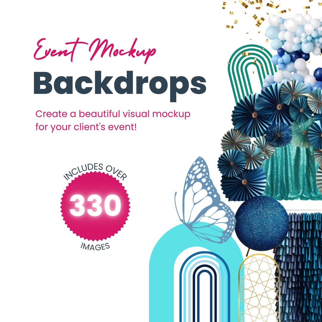 Event Mockup Backdrops, 330+ Images for Custom Party Mockups, for Event ...