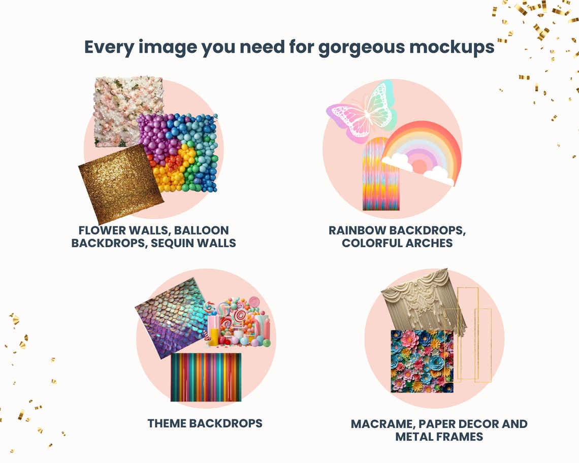 Event Mockup Backdrops, 330+ Images for Custom Party Mockups, for Event ...