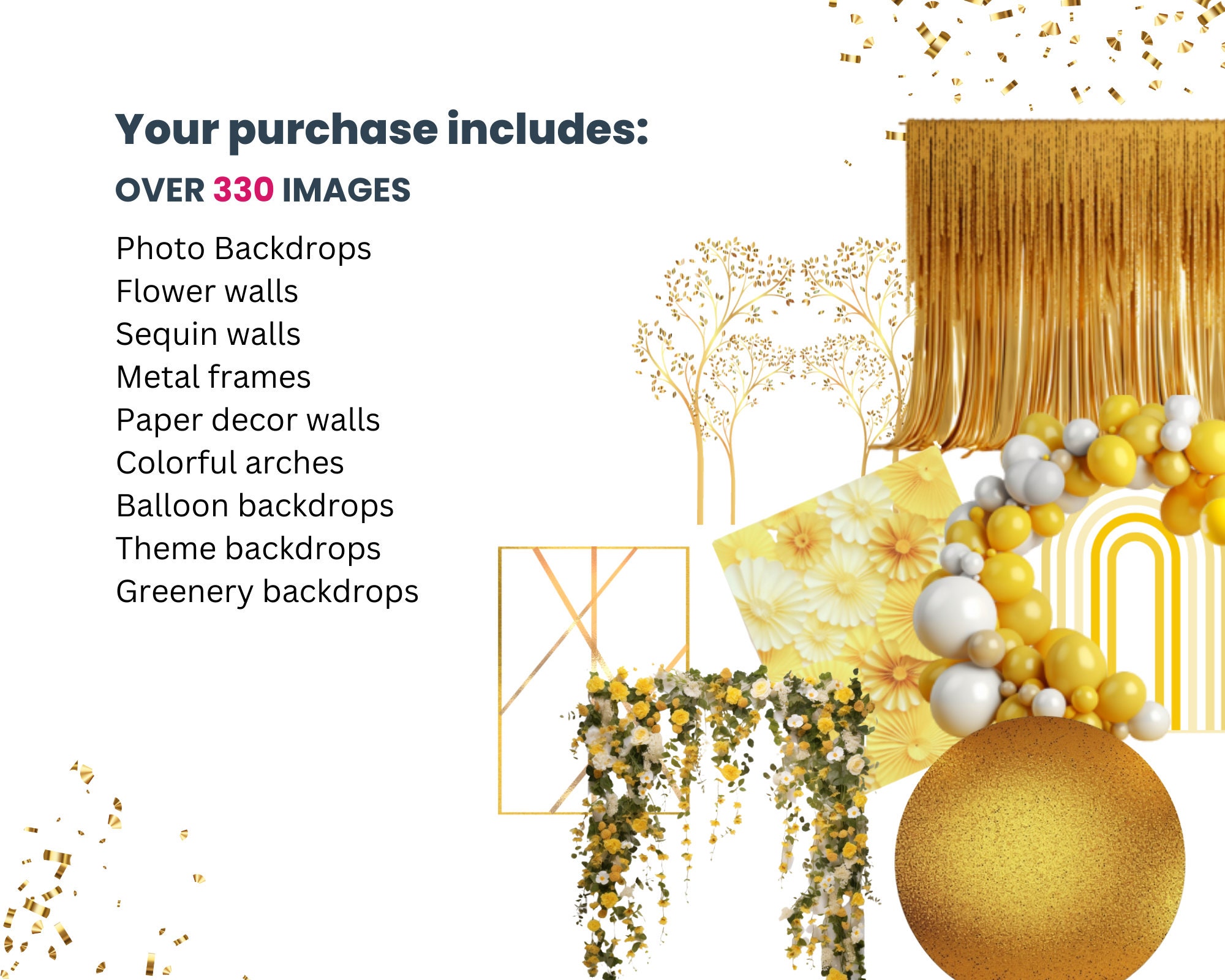 Event Mockup Backdrops, 330+ Images for Custom Party Mockups, for Event ...
