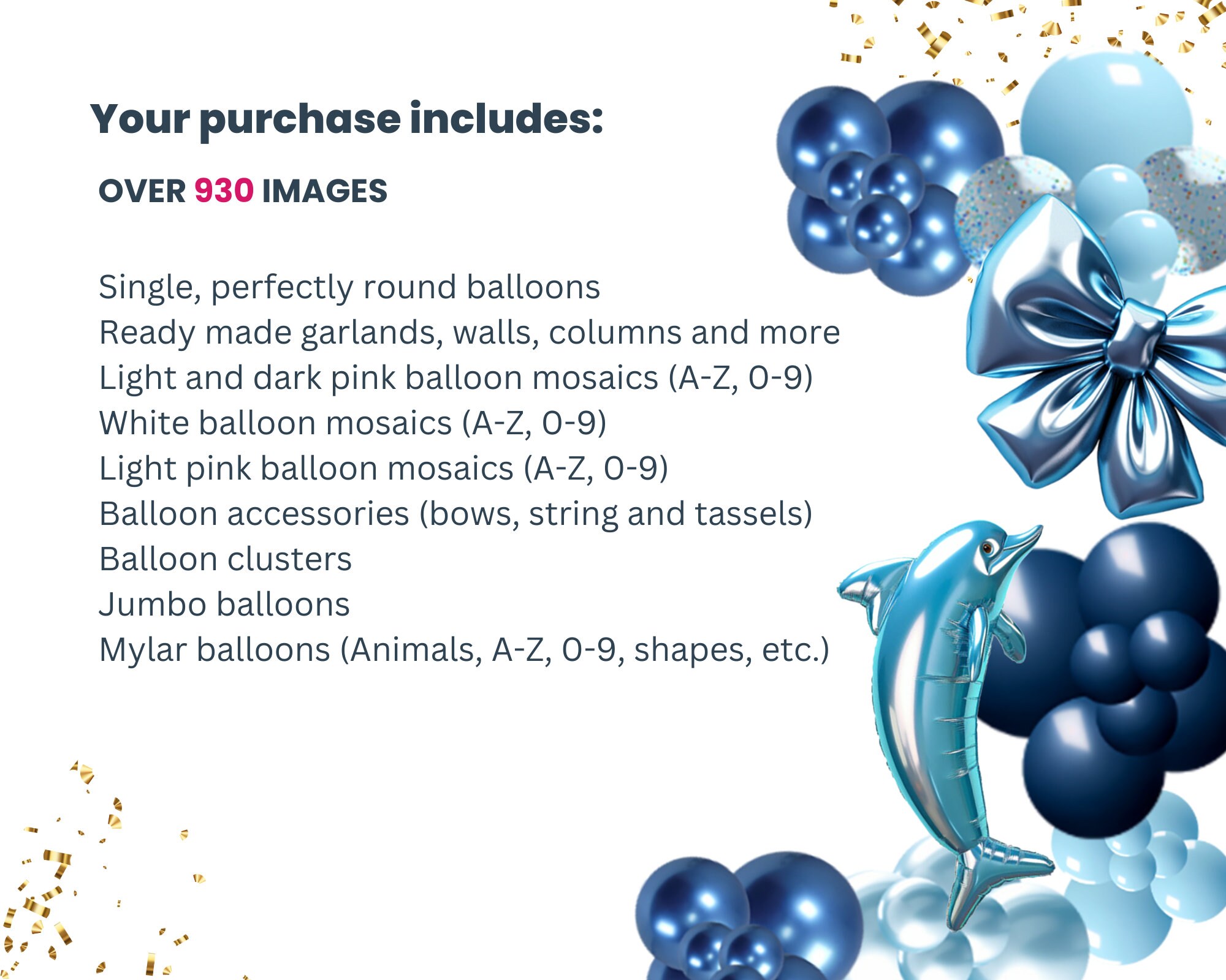 Event Mockup Balloon Images Collection, 930+ Balloon Images for Custom ...