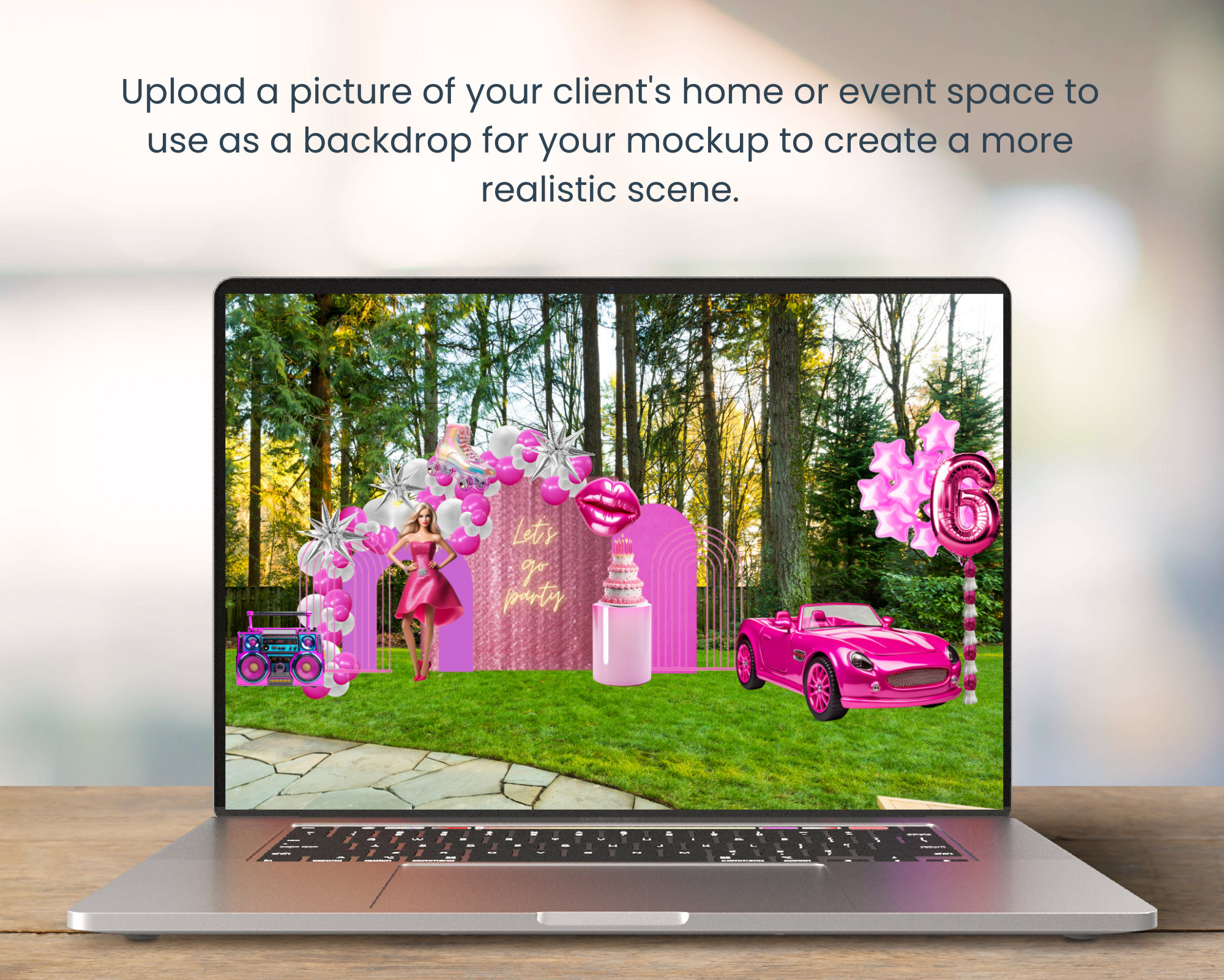 Event Mockup Pink Doll Party Theme, 370+ Images, Templates and BIG ...