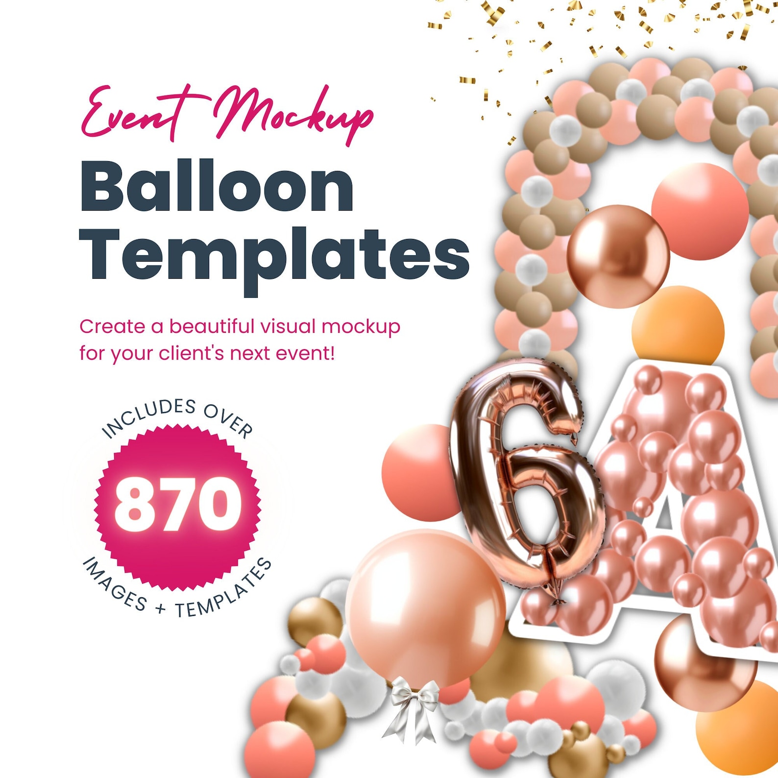 Event Mockup Balloons, 870+ Balloon Images and Balloon Templates for ...