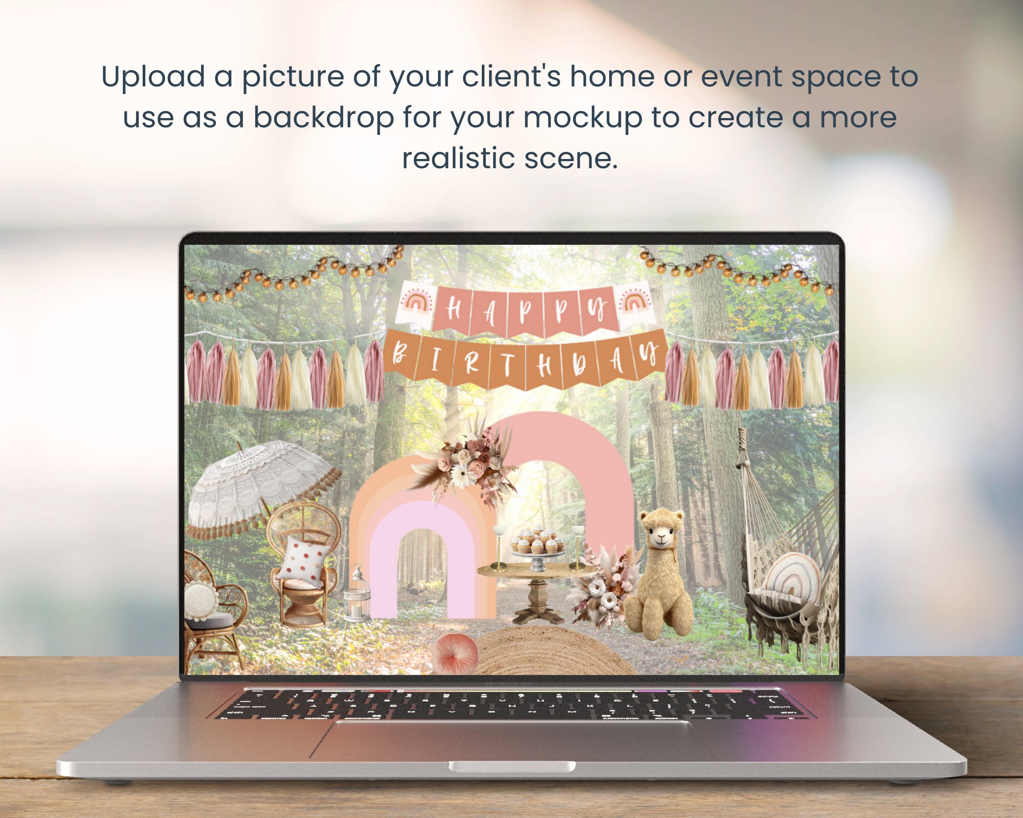 Event Mockup Bohemian Theme, 230+ Images for Custom Party Mockups, for ...