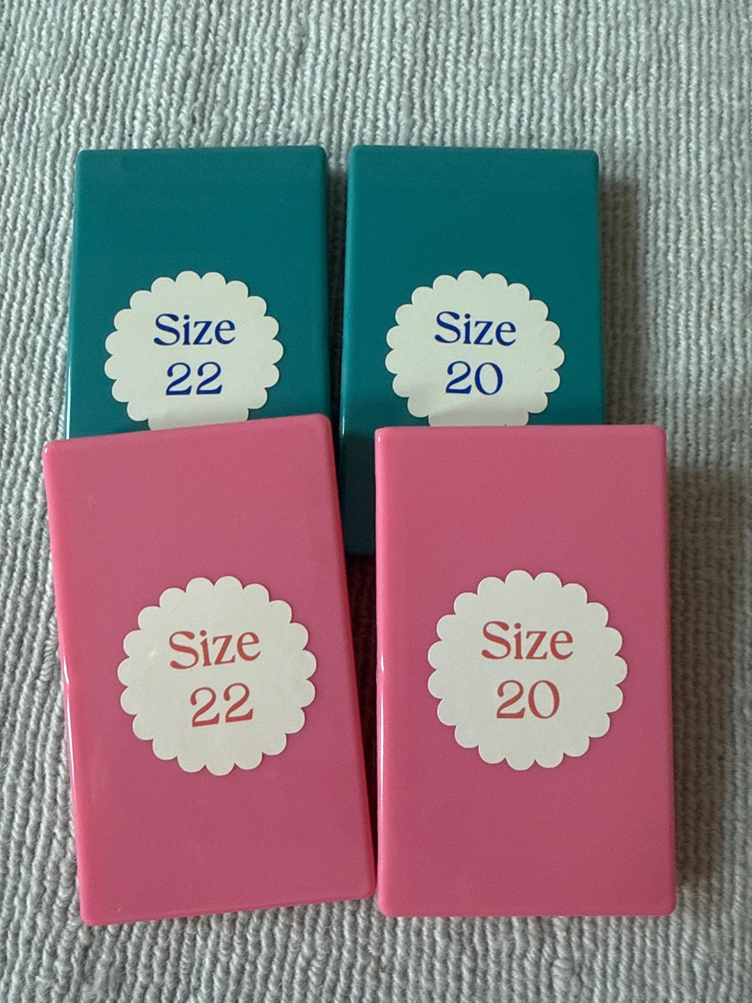 Labeled Magnetic Needle Storage Box – Set of 2 (20 & 22) | Needlepoint ...