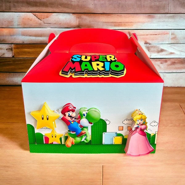 Super Mario Custom Gable Box - Etsy