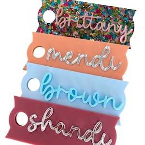 Stanley Personalized Name Tag 30oz or 40oz Stanley Tumbler Name Plate ...