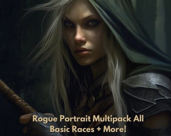 Dnd Cleric Portrait Tokens Bundle, All Basic Races & More, Tabletop RPG ...