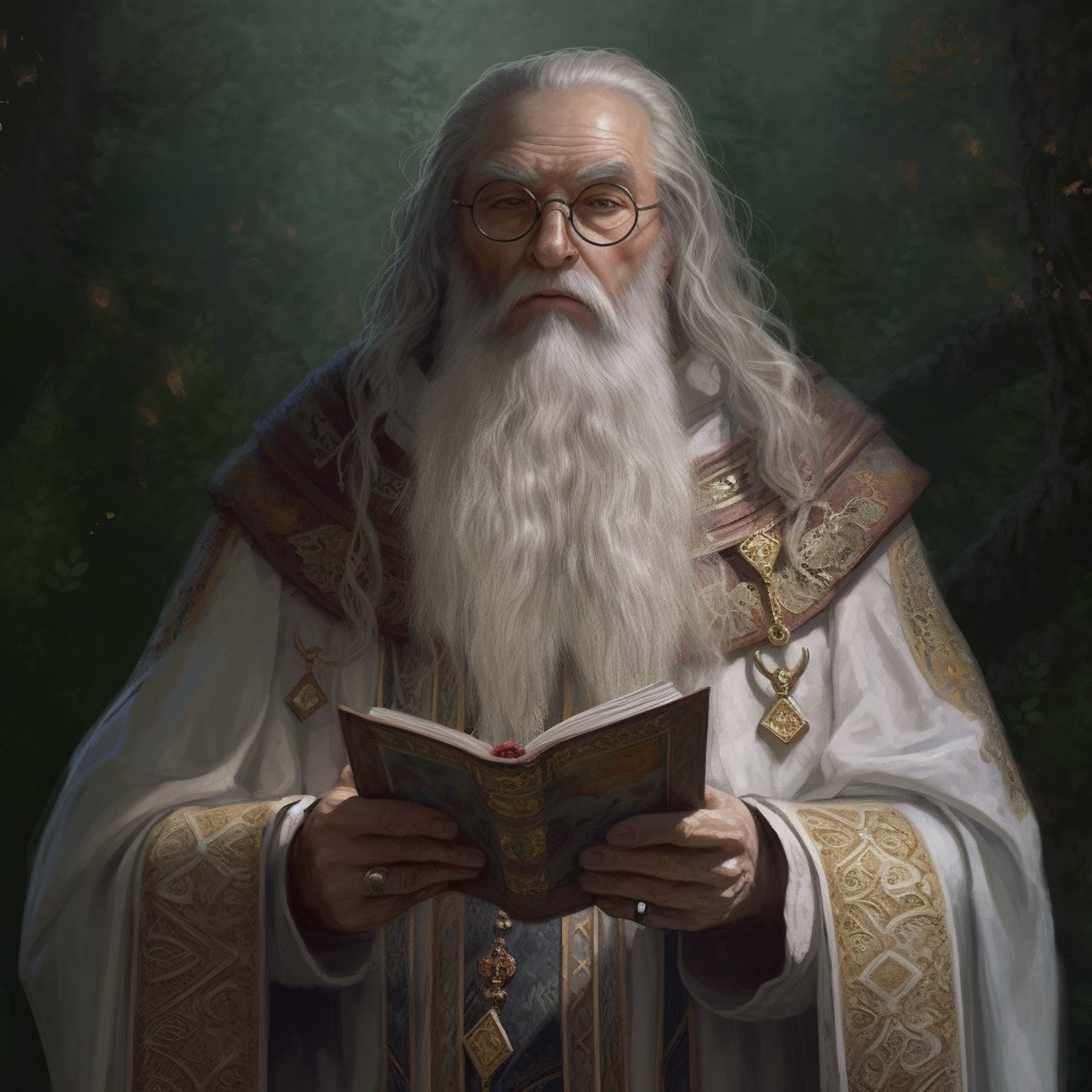 Dnd Cleric Portrait Tokens Bundle, All Basic Races & More, Tabletop RPG ...