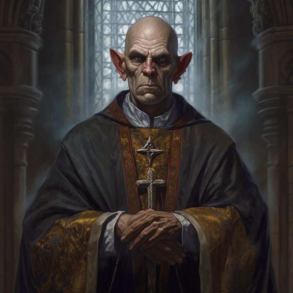 Dnd Cleric Portrait Tokens Bundle, All Basic Races & More, Tabletop RPG ...