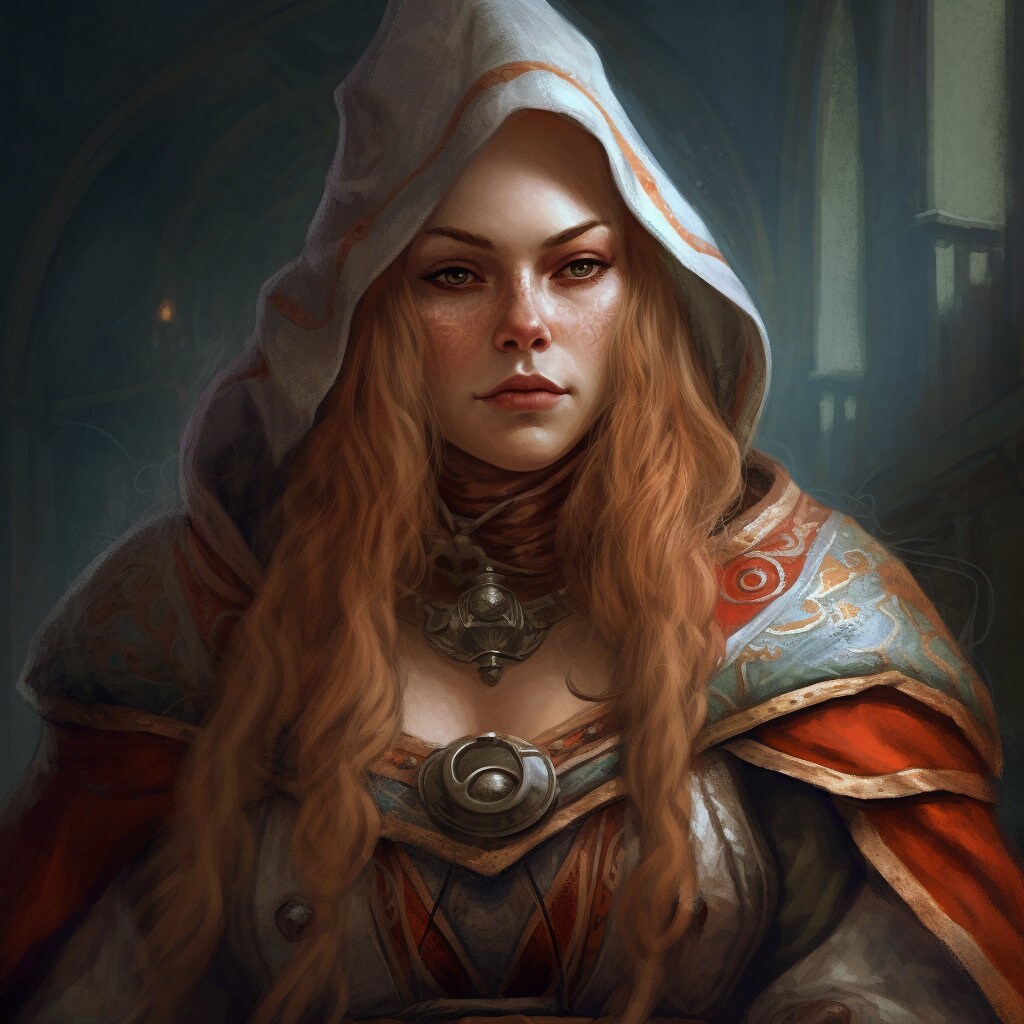 Dnd Cleric Portrait Tokens Bundle, All Basic Races & More, Tabletop RPG ...