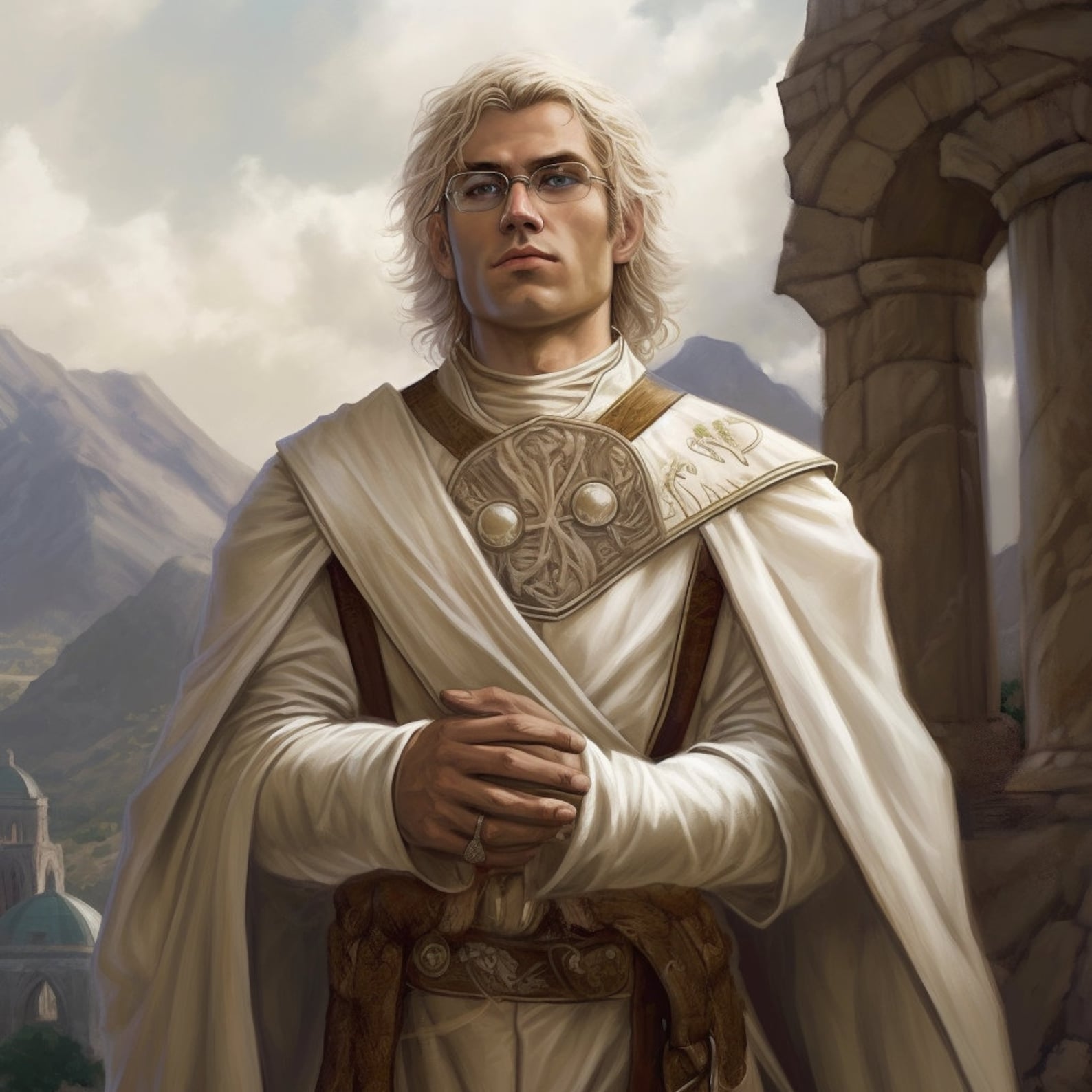 Dnd Cleric Portrait Tokens Bundle, All Basic Races & More, Tabletop RPG ...