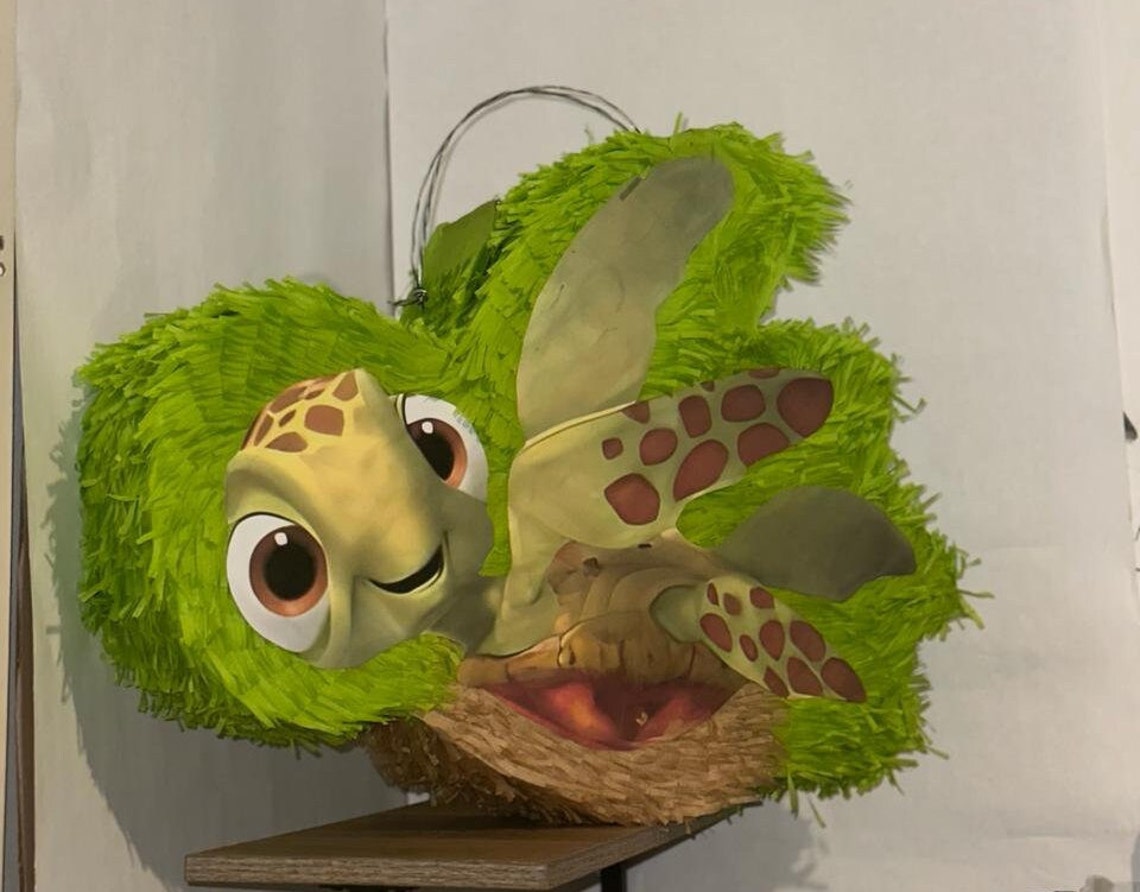 Turtle Pinata! 27”x 16”x 4” Finding Nemo Theme - Etsy