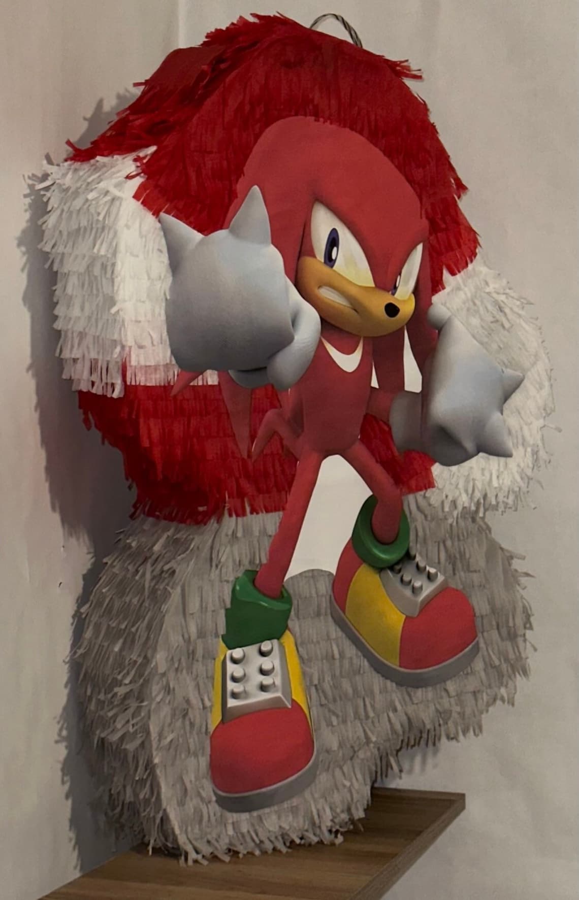 Knuckles Pinata! 27"×16"×4" Sonic the Hedgehog Party Supplies - Etsy