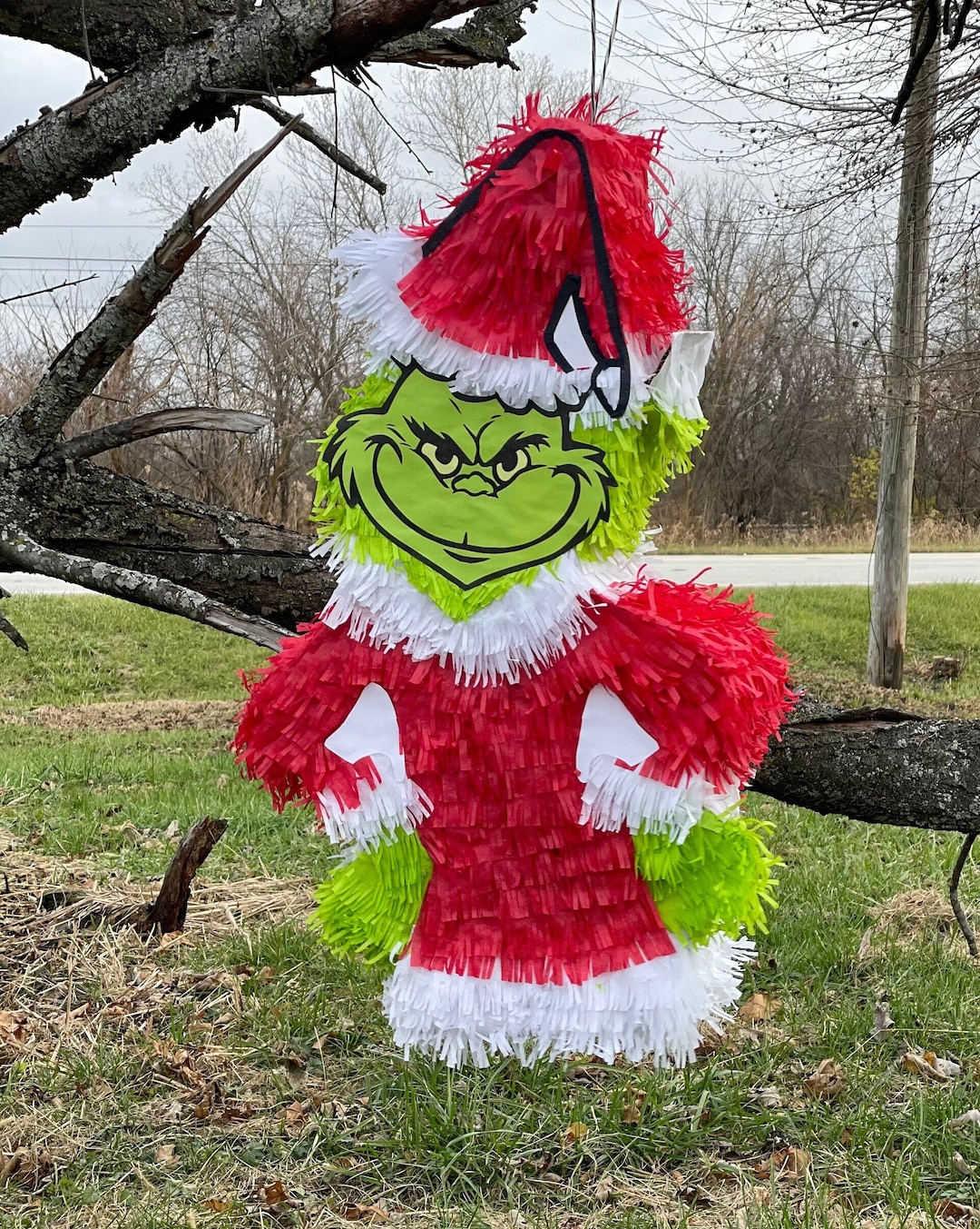 Grinch Pinata! 27”x16”x4” Christmas Piñata - Etsy