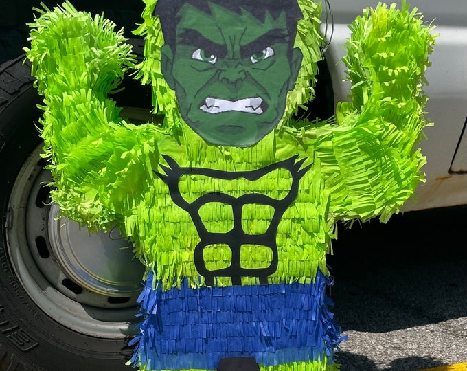 Hulk Pinata 23x13 Avengers Theme Party Avengers - Etsy