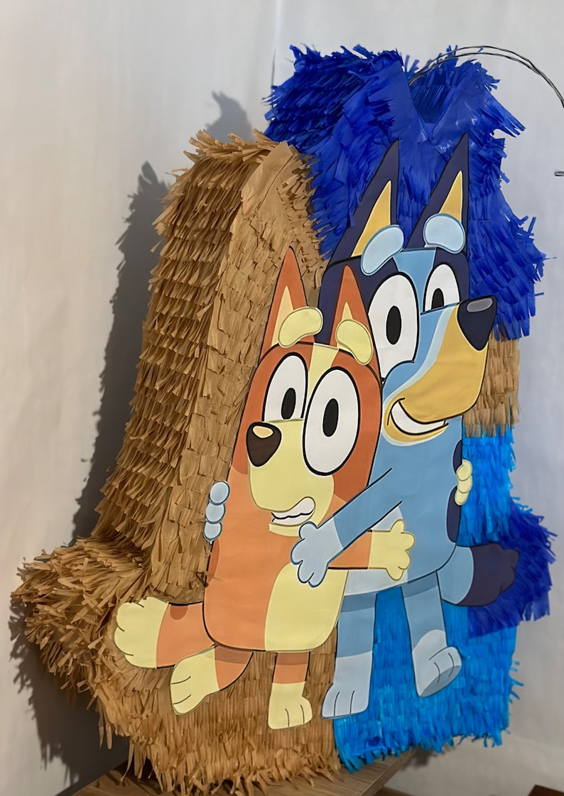 Bluey Pinata! 27”x16”x4” Bluey and Bingo - Etsy