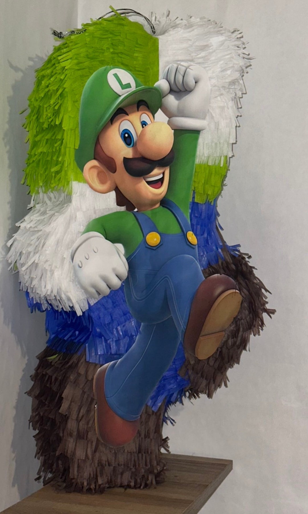 Luigi Pinata! 27”x16”x4” Super Mario Bros Party Supplies - Etsy