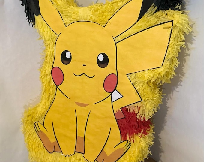 Pikachu Pinata!! 27”x 16”x 4” Pokémon Theme - Etsy