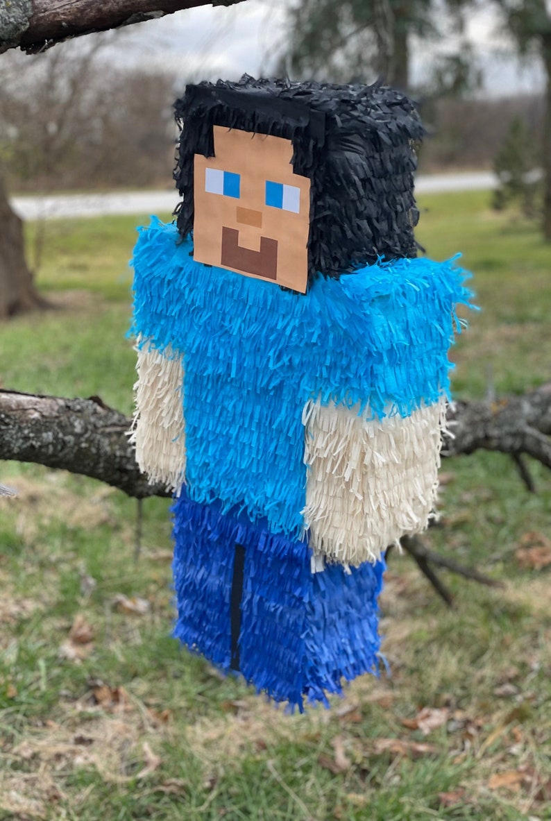 Minecraft Pinata! 27”x16”x4” Minecraft Themed - Etsy
