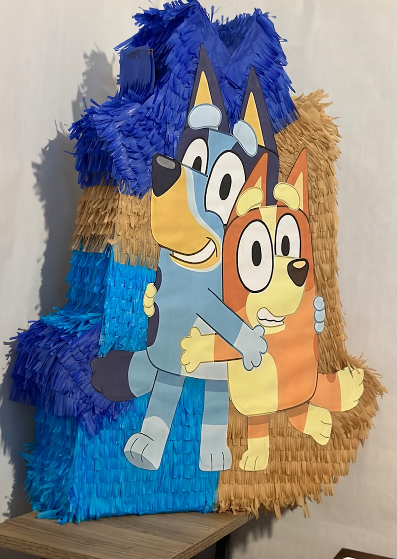 Bluey Pinata! 27”x16”x4” Bluey and Bingo - Etsy