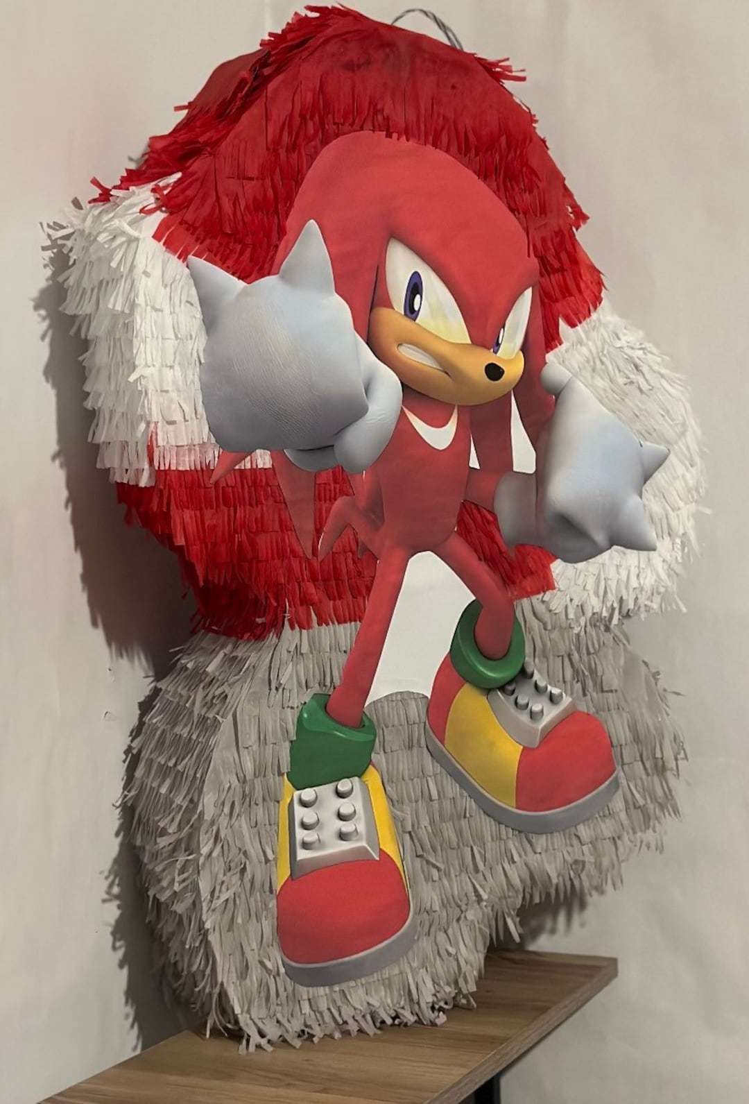 Knuckles Pinata! 27"×16"×4" Sonic the Hedgehog Party Supplies - Etsy