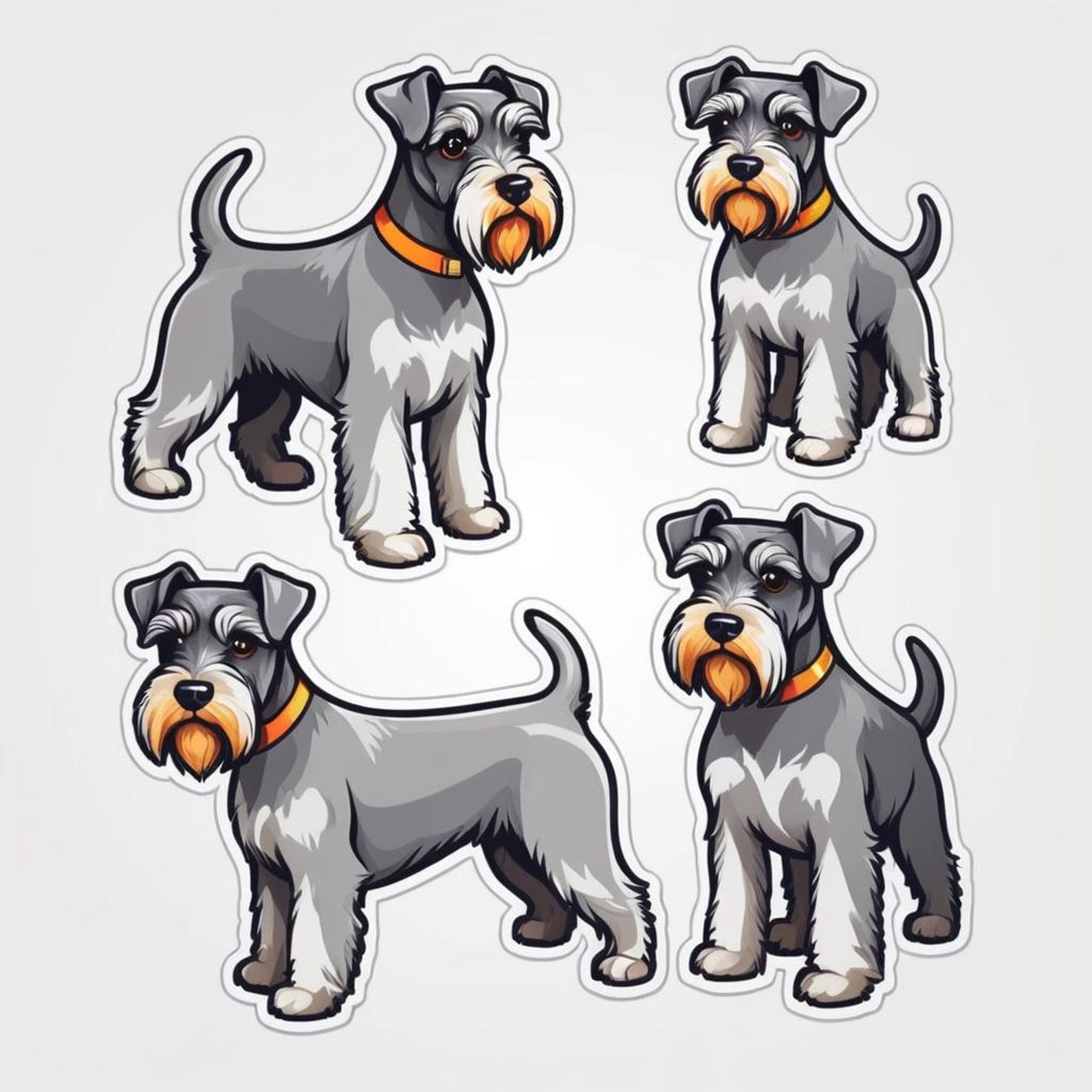 4000 Miniature Schnauzer Images | 1024x1024 Pngs | Template Design ...
