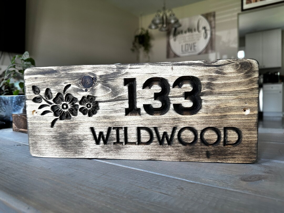 Home Decor Home Address Signs Custom Sign Decor Woodworking Home and ...