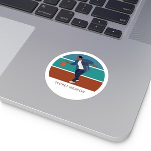 Stanley Hudson the Office Secret Weapon Basketball Sticker. - Etsy