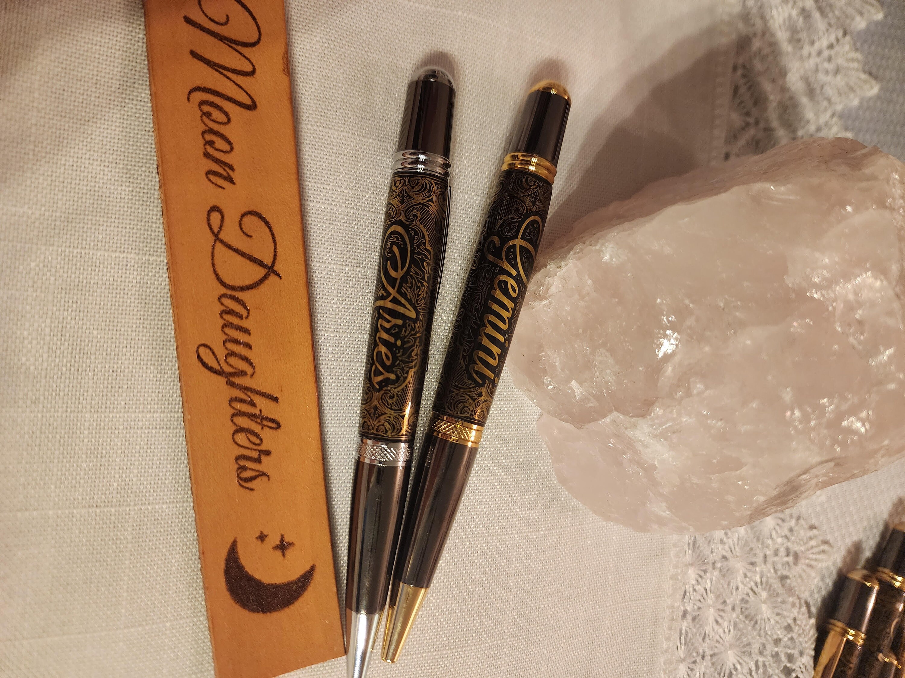 Zodiac Pens laser Engraved & Hand-turned - Etsy