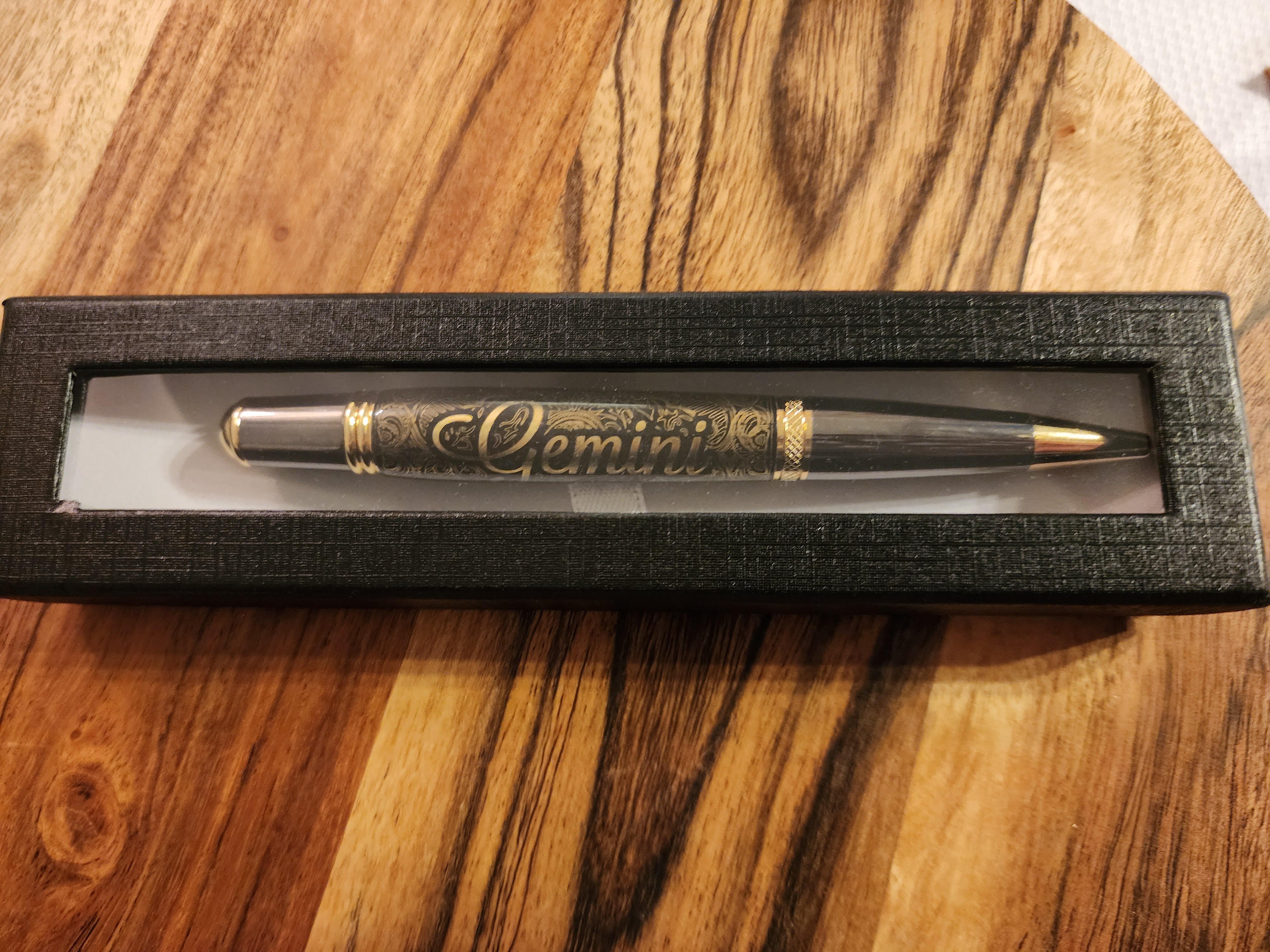 Zodiac Pens laser Engraved & Hand-turned - Etsy