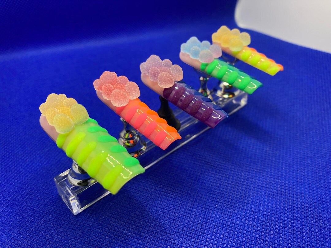 Neon Gummy Bear Set - Etsy
